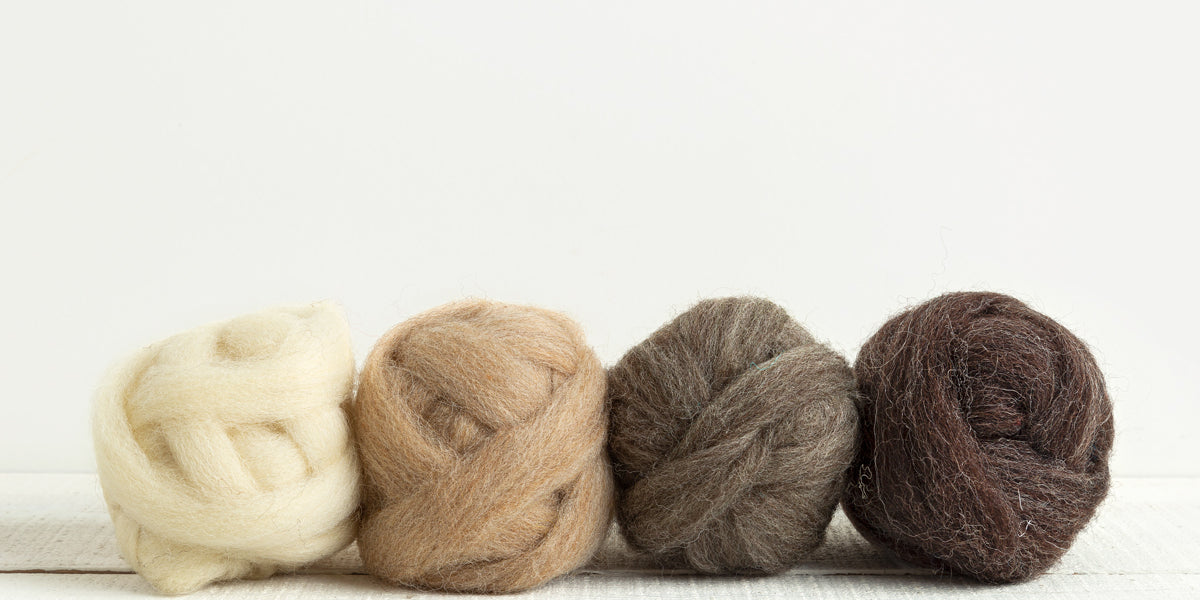 Wool Roving Set (Nature) - Woodlark Shop