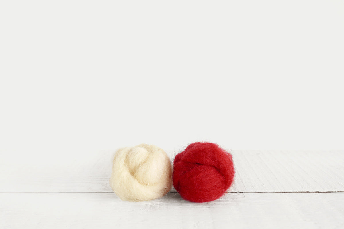 Wool Roving Set (Toadstool) - Woodlark Shop